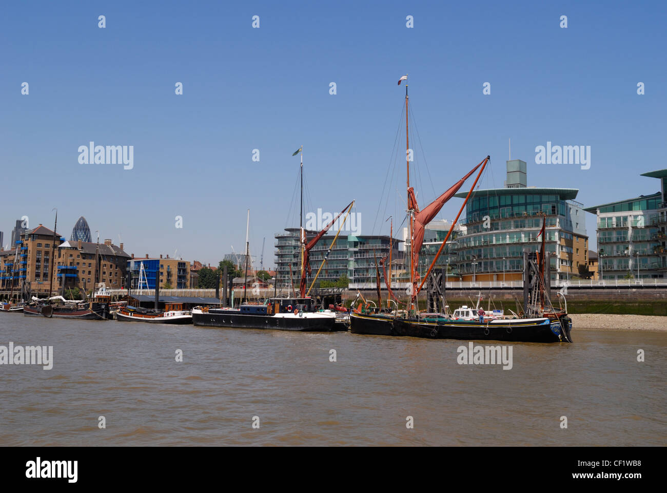 Historic sailing barges hi-res stock photography and images - Alamy