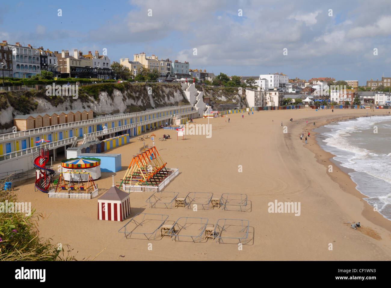 The main tourist beach in Viking Bay, Broadstairs Stock Photo - Alamy