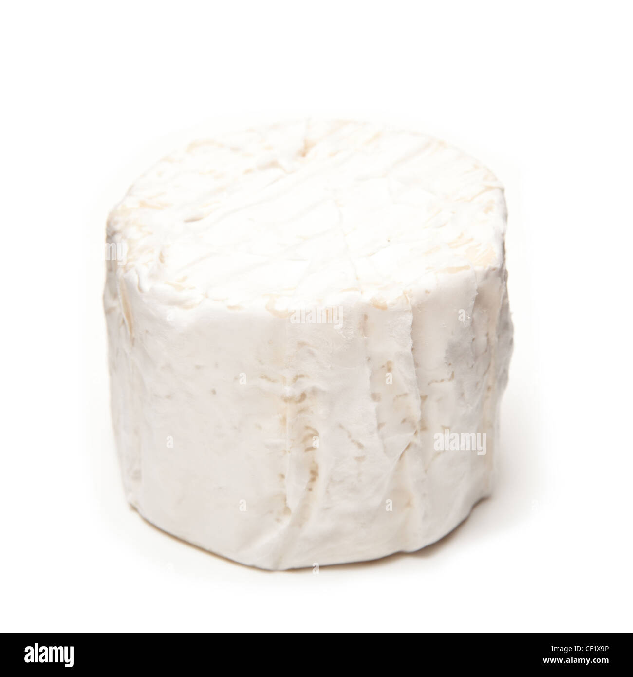 French Chaourice cheese isolated on a white studio background Stock ...