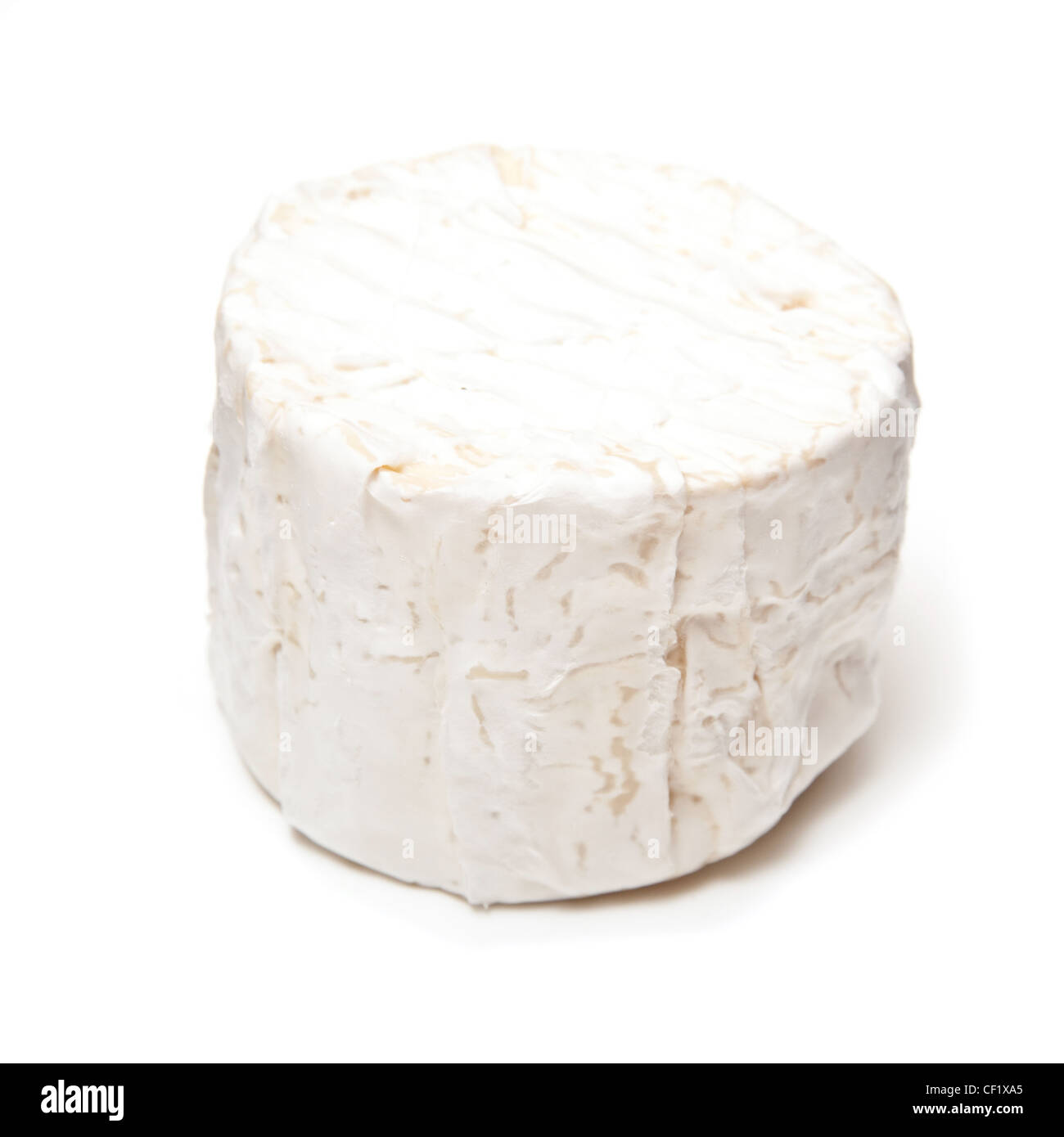 French Chaourice cheese isolated on a white studio background Stock ...