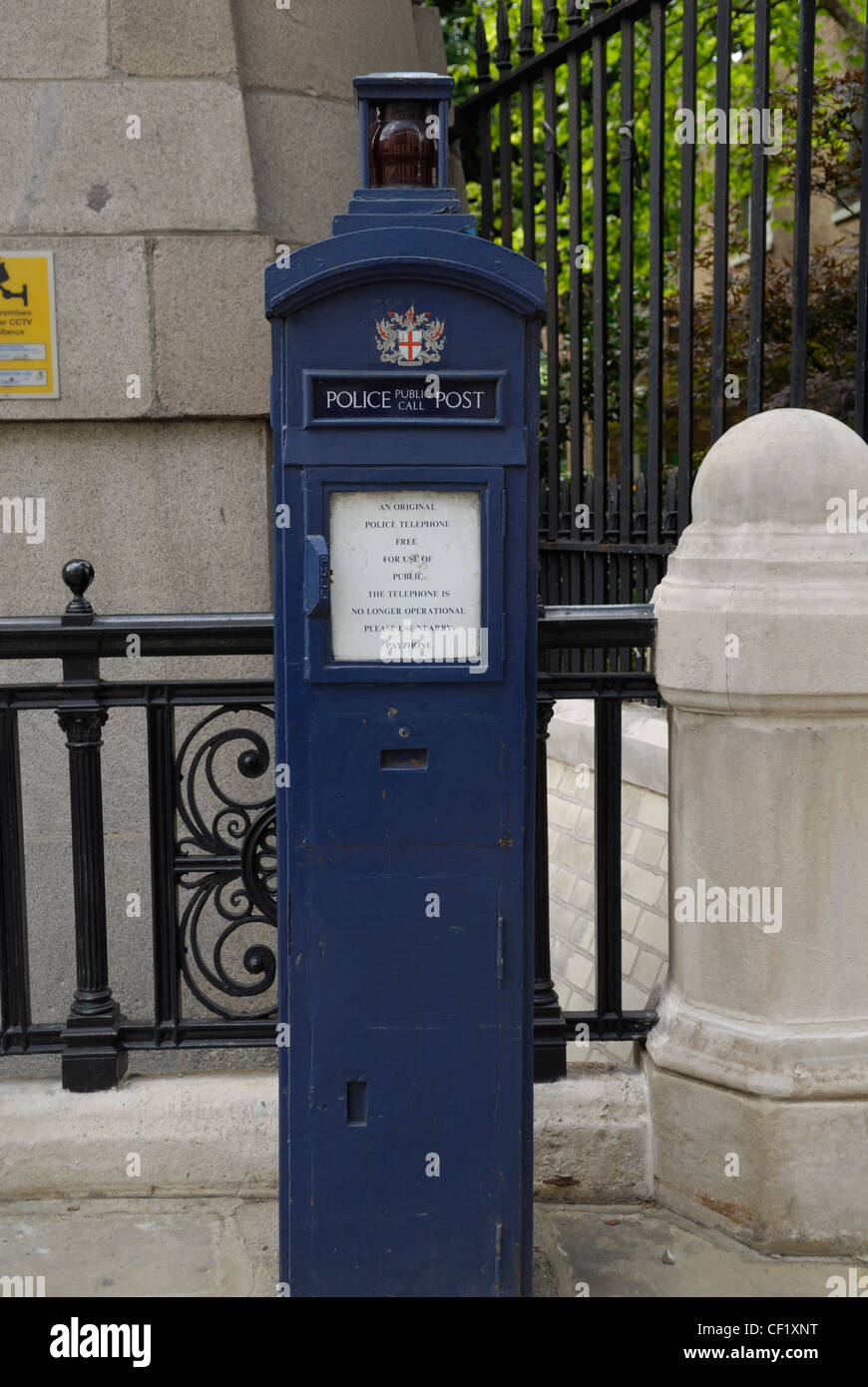 Old police phone box hi-res stock photography and images - Alamy