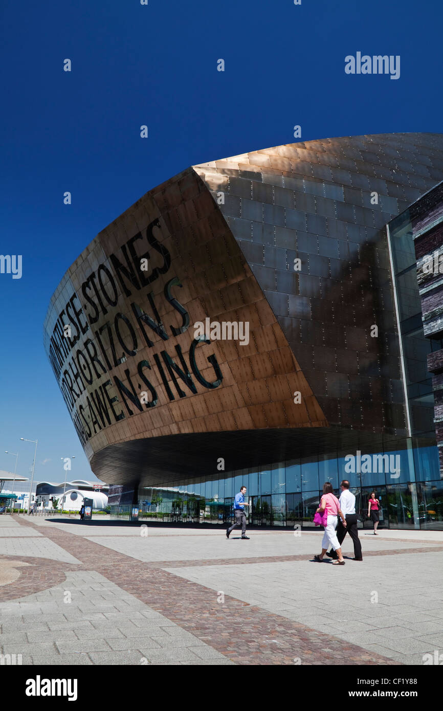 Wales Millennium Centre in Cardiff Bay, one of the World's iconic arts ...