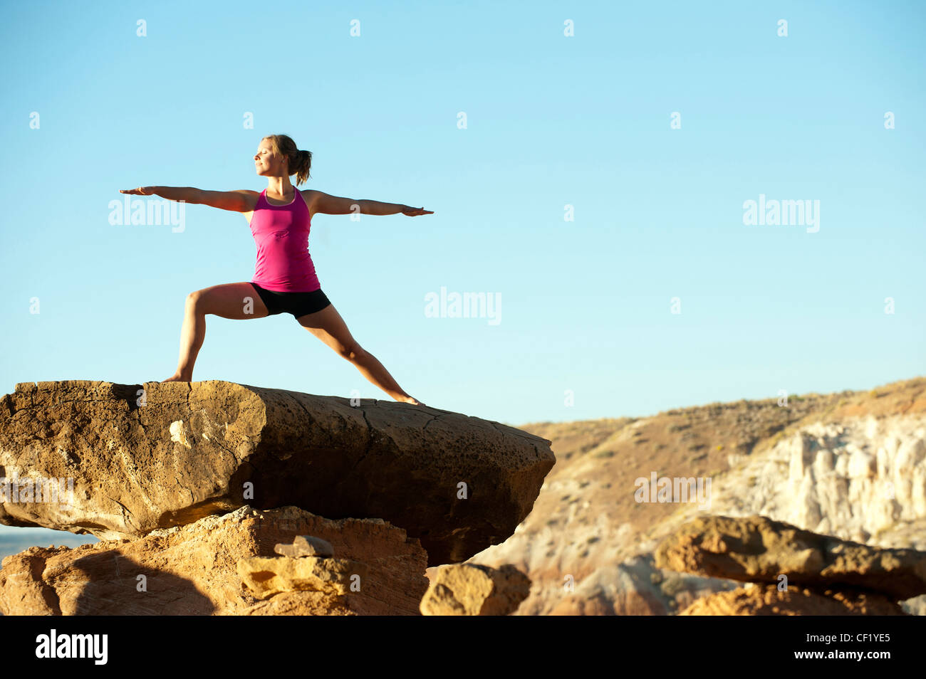 Formation stretching yoga hi-res stock photography and images - Alamy