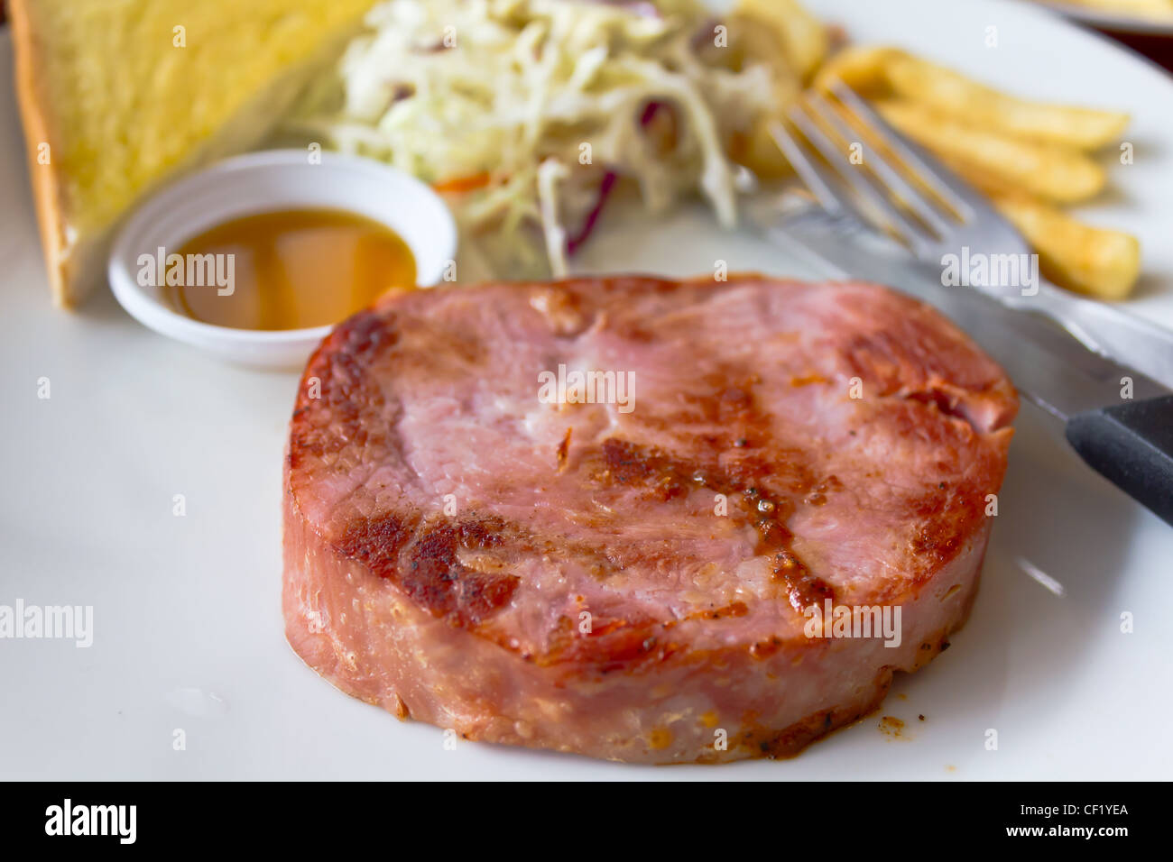 Ham steak hi-res stock photography and images - Alamy