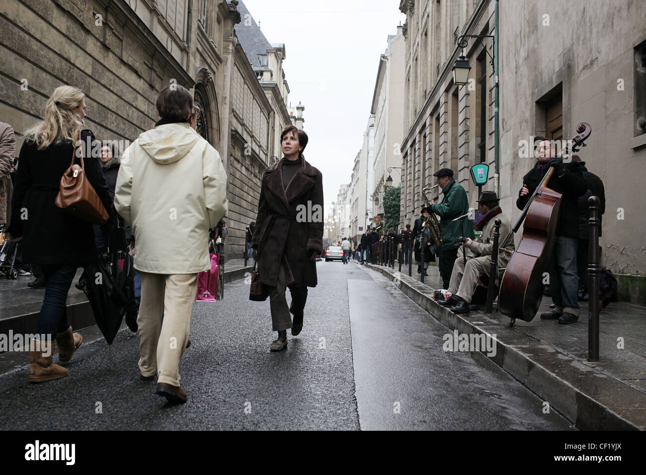 French Street Scene Stock Photo - Alamy