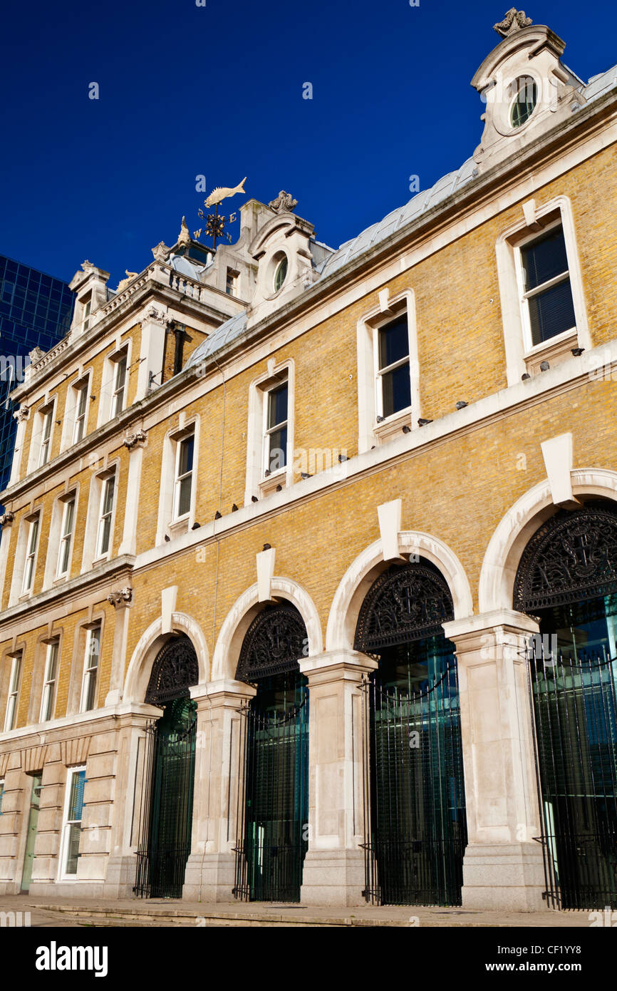 Old Billingsgate Market in the City of London. The Victorian building ...