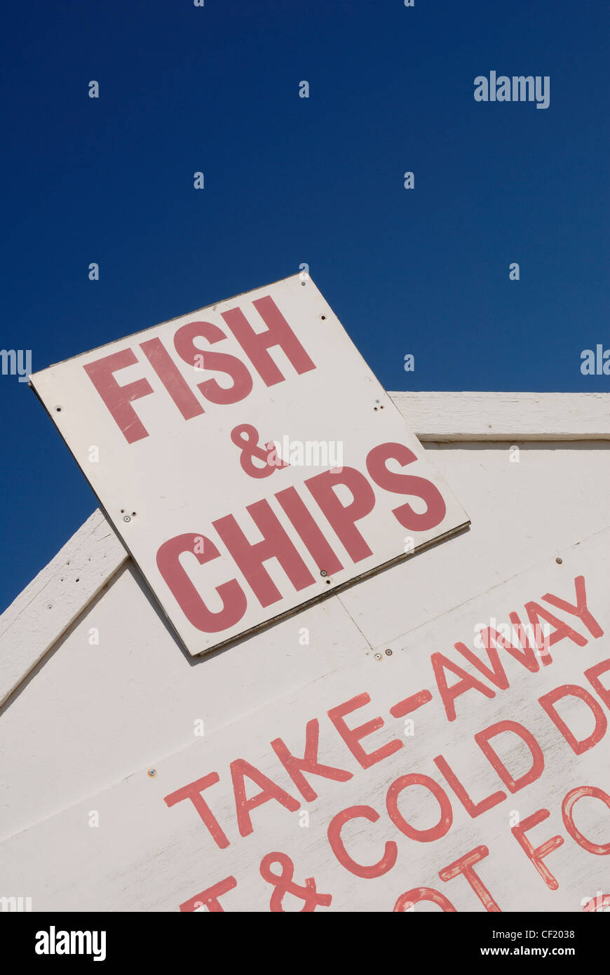 Fish and chips signage. In the United Kingdom, fish and chips became a ...