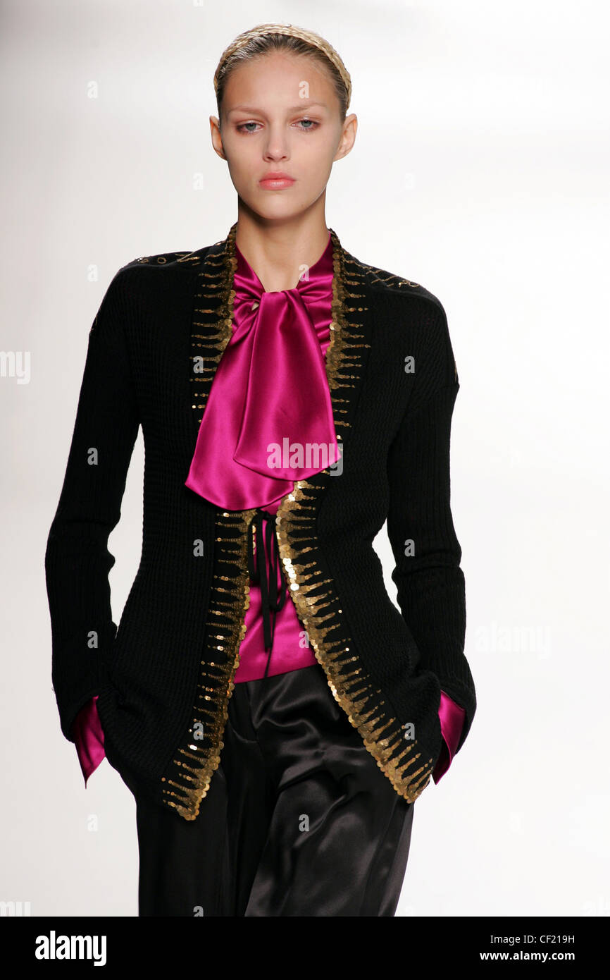 Pucci Milan Ready to Wear Autumn Winter Gold sequined cardigan and ...