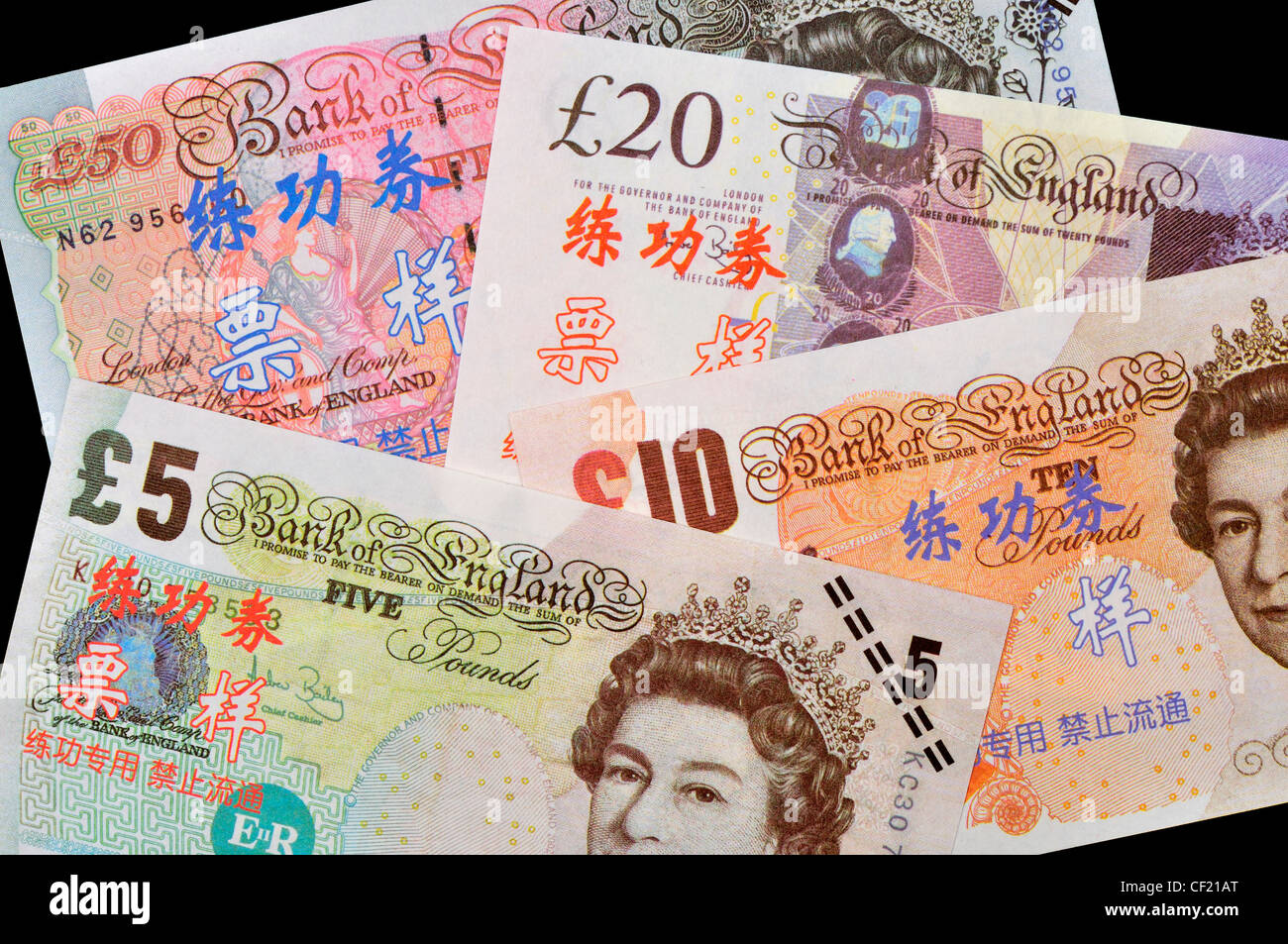 Euros sterling notes hi-res stock photography and images - Alamy