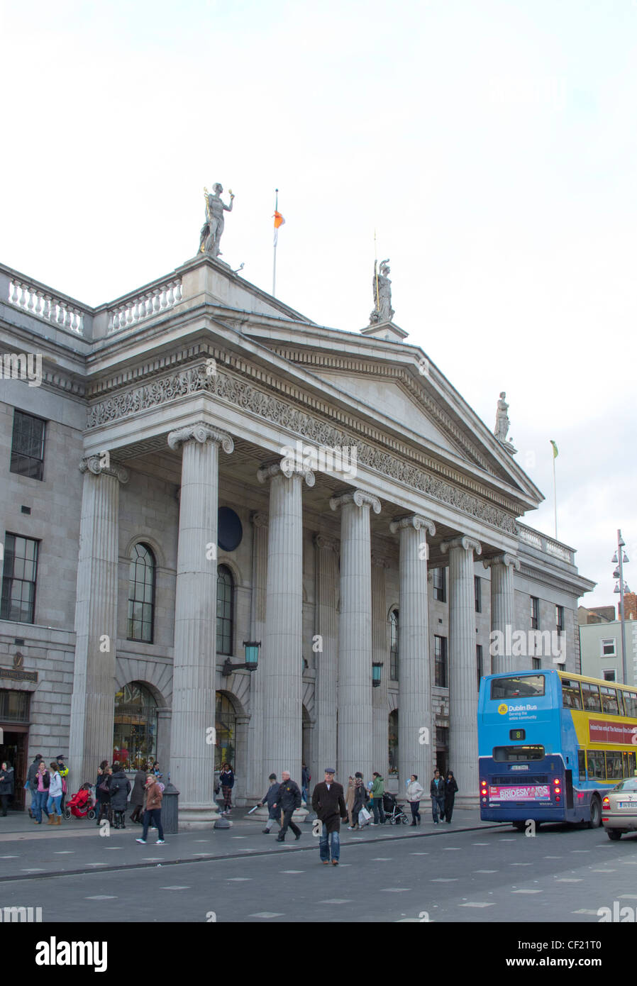 The General Post Office on O'Connell Street in Dublin, Ireland Stock ...