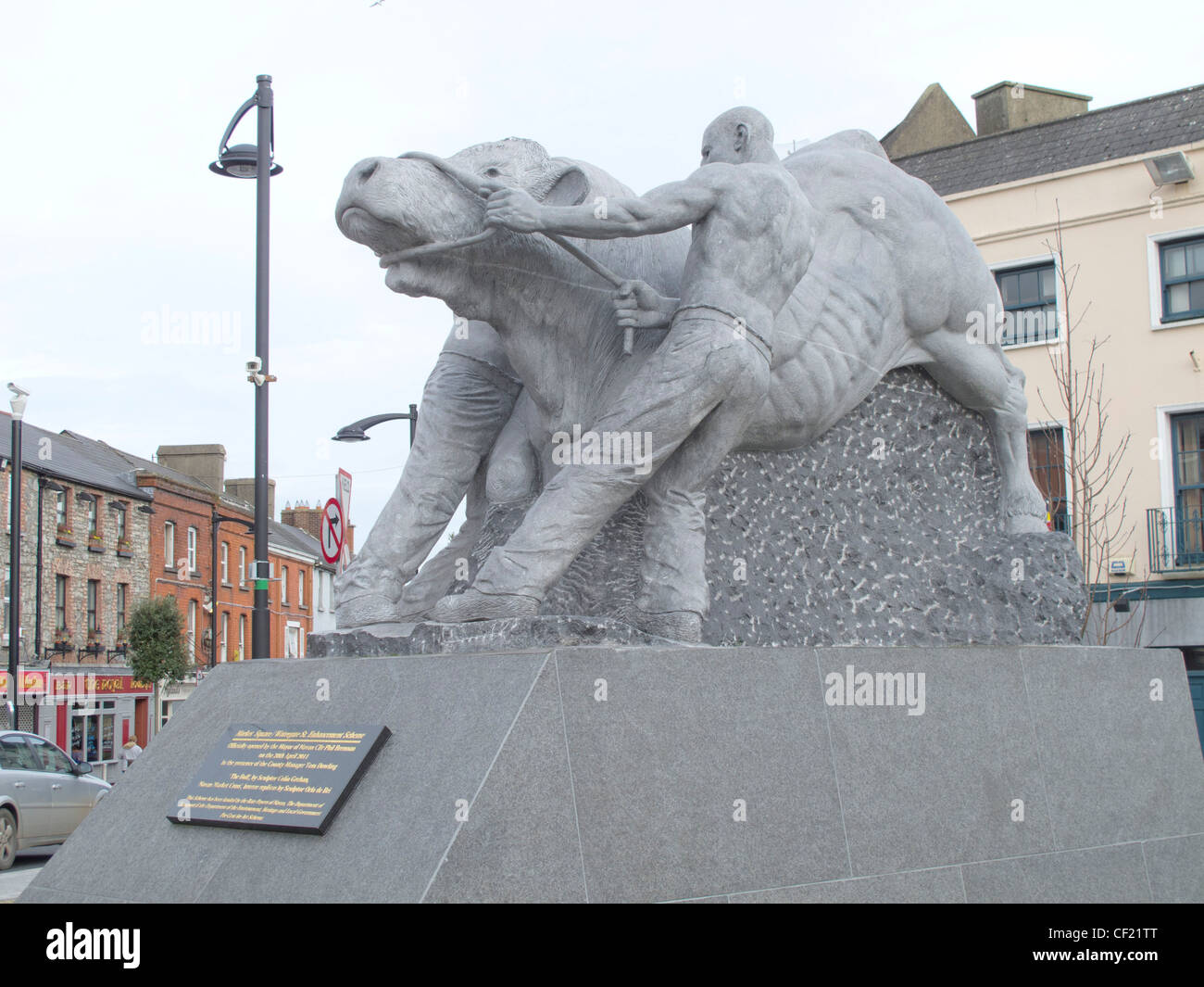 The Bull statue in Navan County Meath Ireland Stock Photo - Alamy
