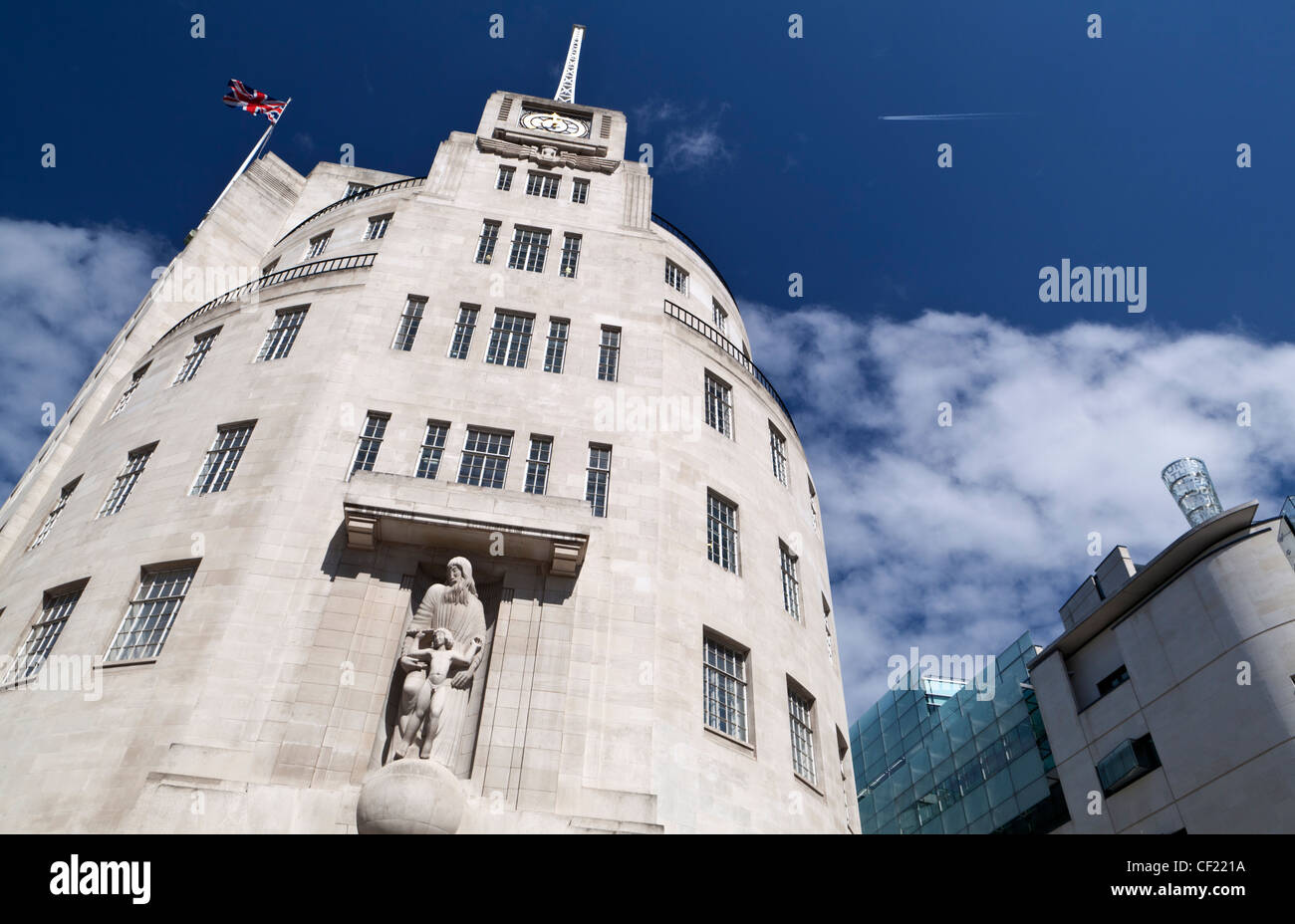 Broadcasting House, built in 1932, the BBC's corporate headquarters ...