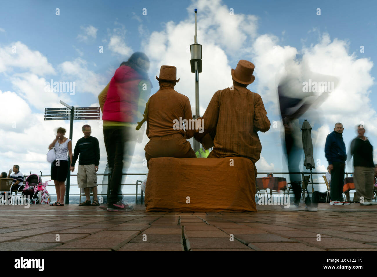 human sculpture during canary island carnival Stock Photo - Alamy