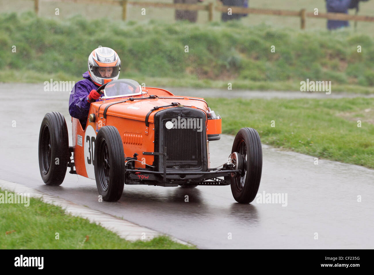 Austin 7 racing car at a UK hill climb event Stock Photo - Alamy