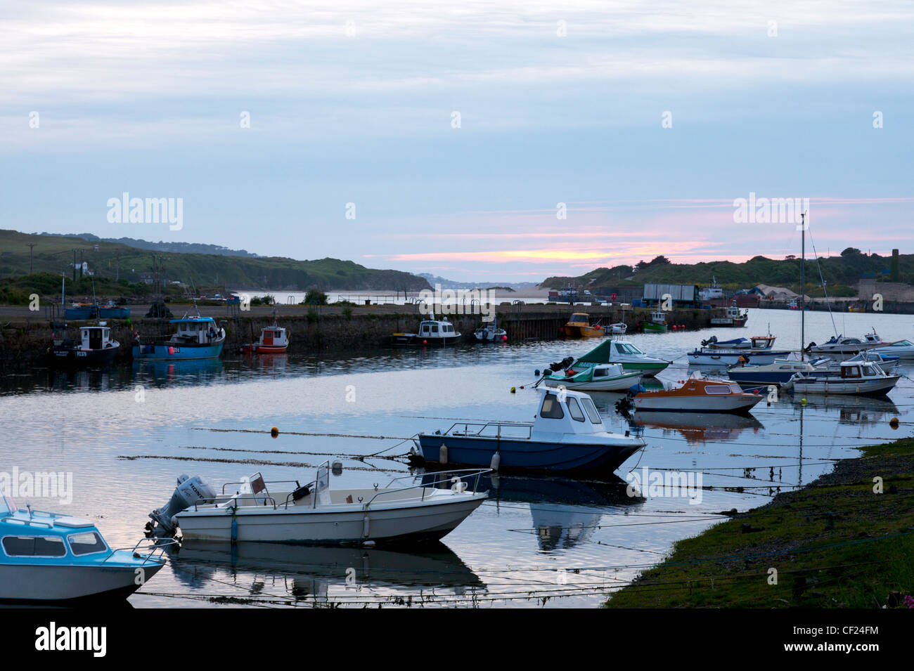 Boats at Hayle Estuary in Cornwall when the tide is out boats ...
