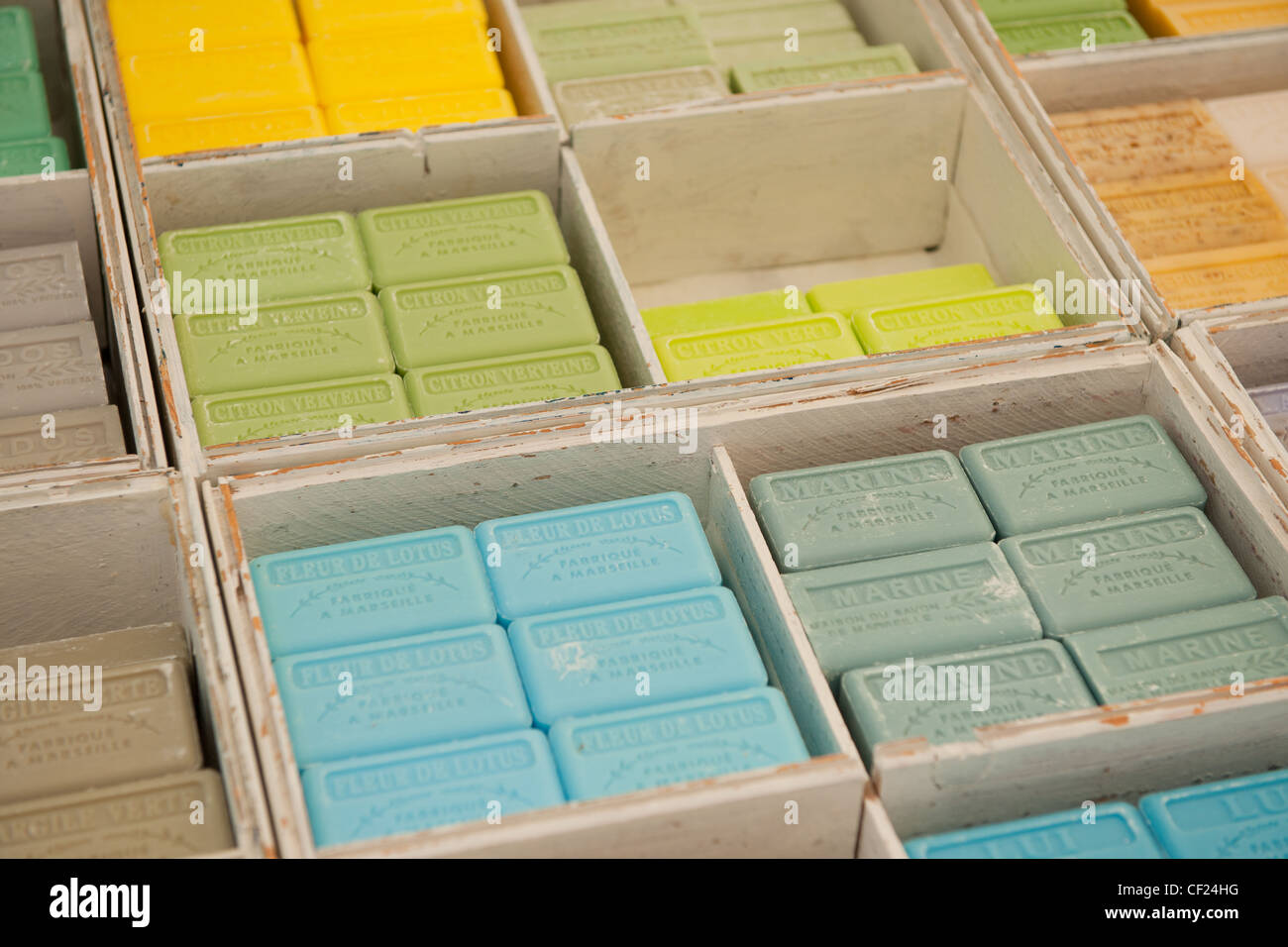 French soap hi-res stock photography and images - Alamy