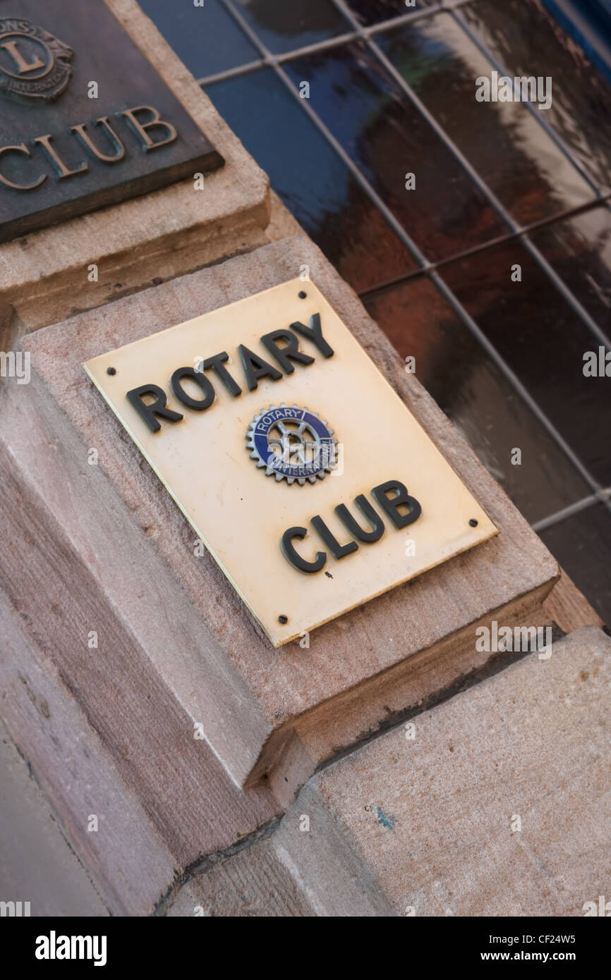 Rotary sign hi-res stock photography and images - Alamy