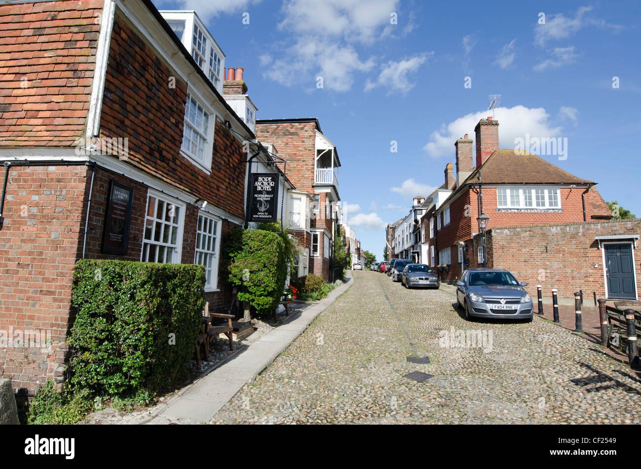Hope Anchor Inn and hotel Rye East Sussex, England Uk Stock Photo - Alamy