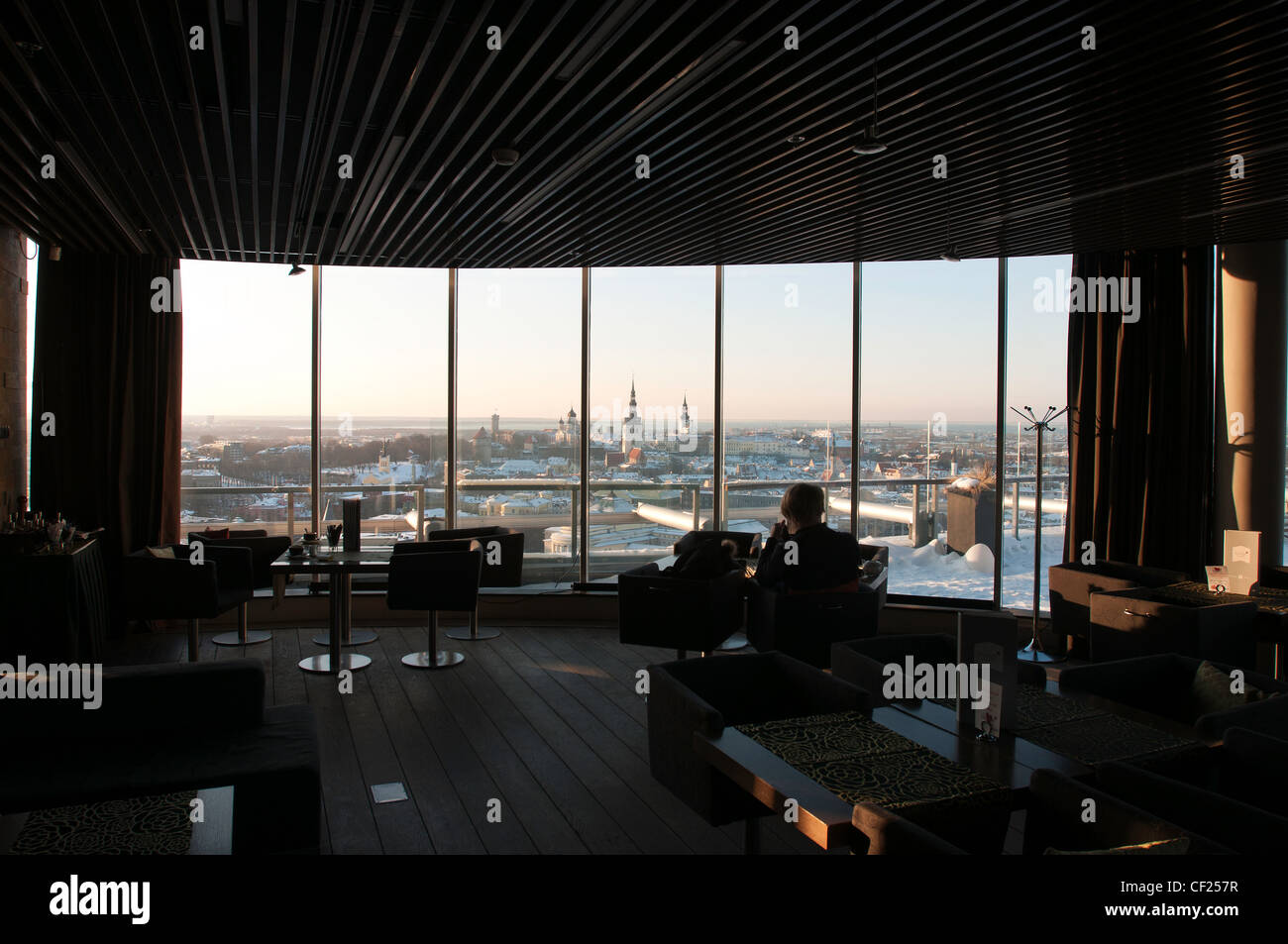 Lounge bar in Tallinn Stock Photo - Alamy