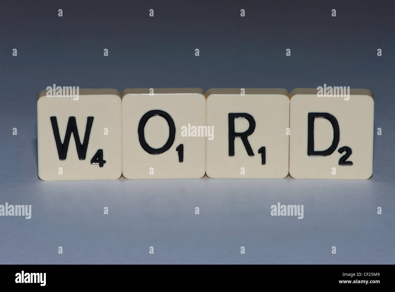 Letters spelling the word 'word' Stock Photo - Alamy