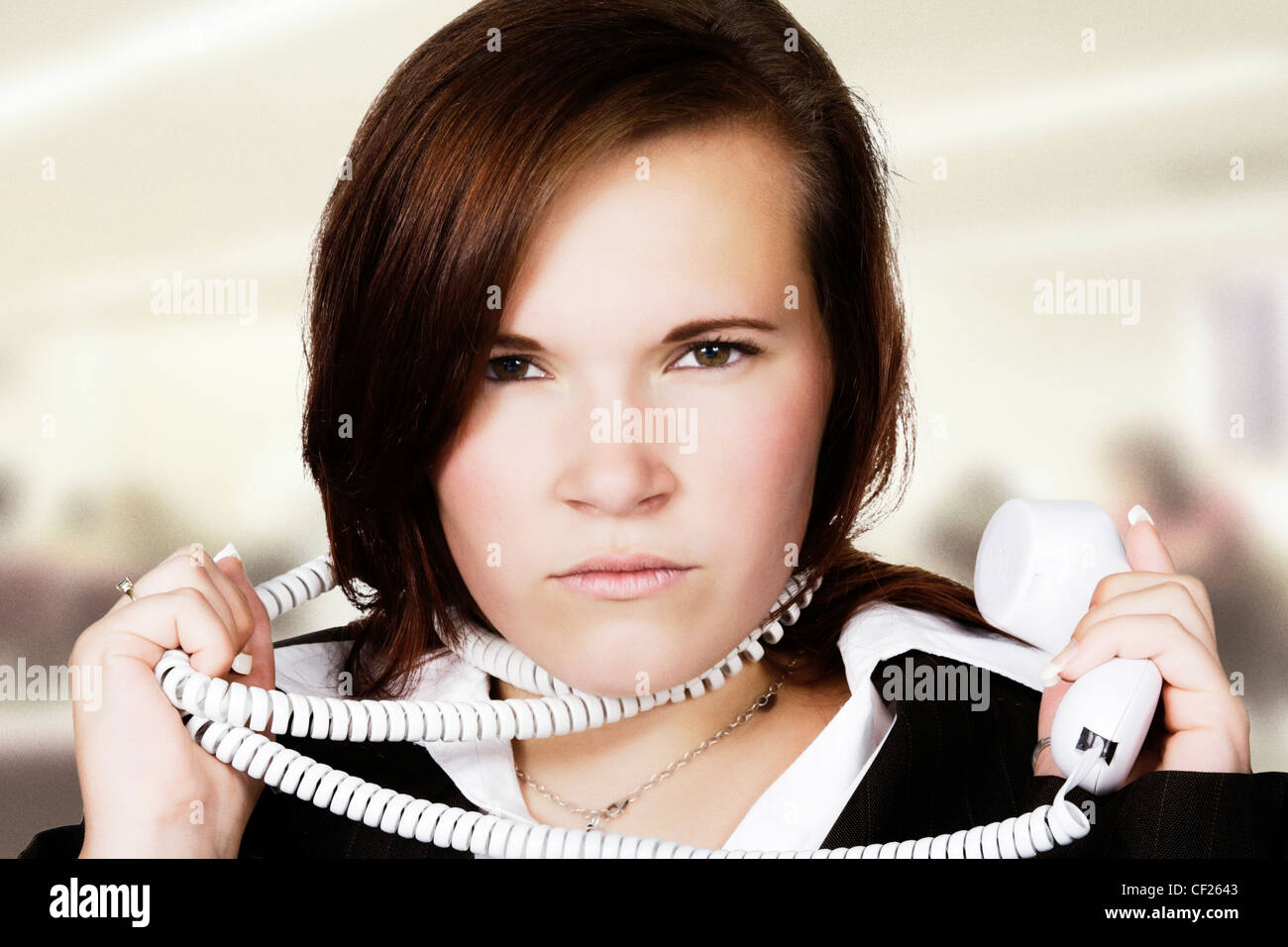 Cords Wrapped Around Head