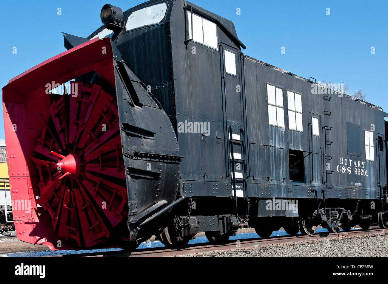 Rotary snow plow, Colorado Railroad Museum, Golden, Colorado Stock ...