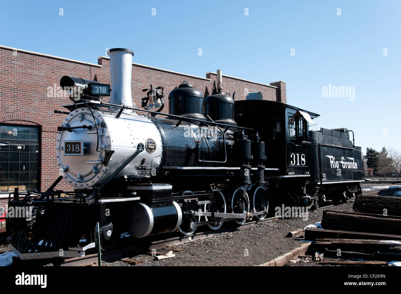 Rio Grande Steam Engine #318, Colorado Railroad Museum, Golden ...