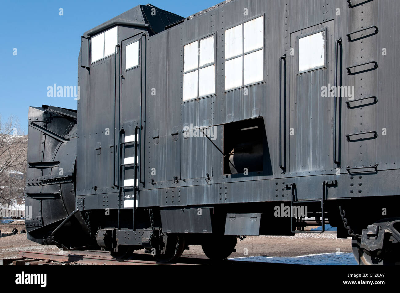 Rotary snow plow, Colorado Railroad Museum, Golden, Colorado Stock ...