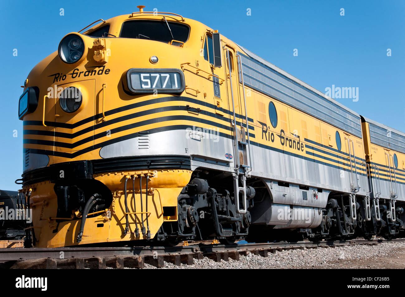 Rio grand diesel locomotive colorado hi-res stock photography and ...