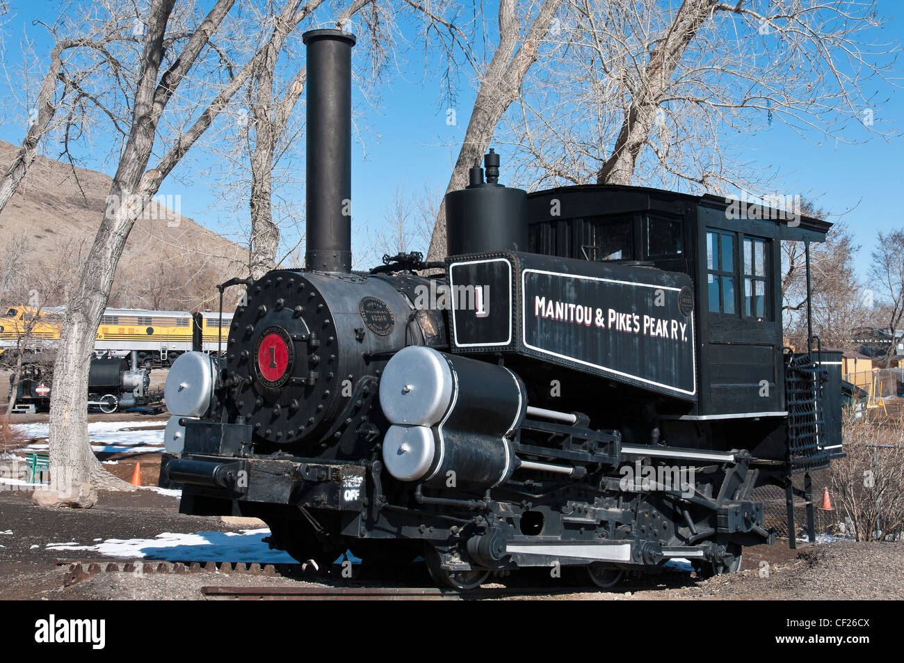 Manitou & Pikes Peak Railway engine, Colorado Railroad Museum, Golden ...