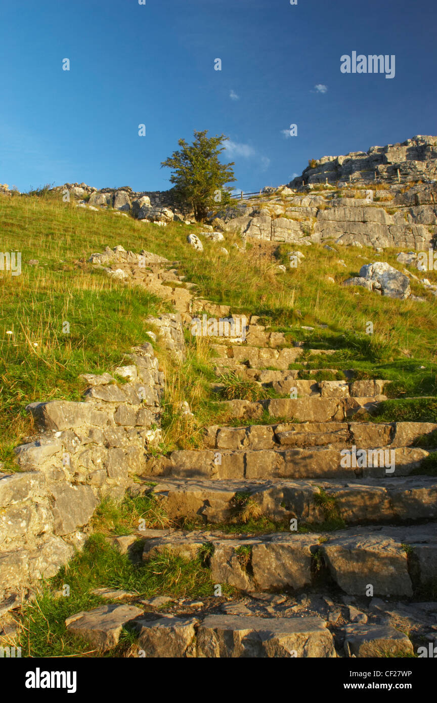 Malham cove steps hi-res stock photography and images - Alamy