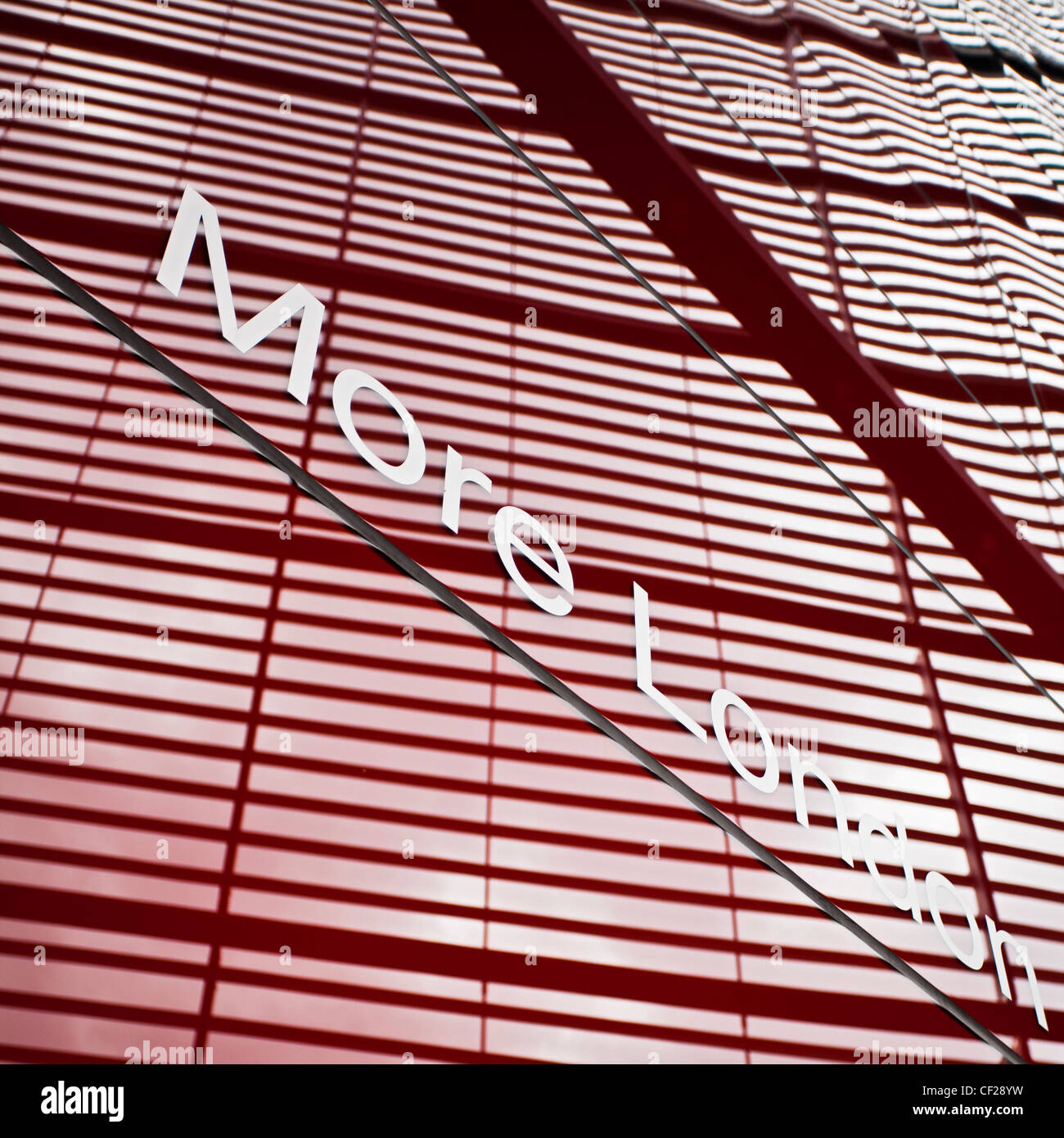 'More London' wording displayed on '6 More London Place', an office and ...