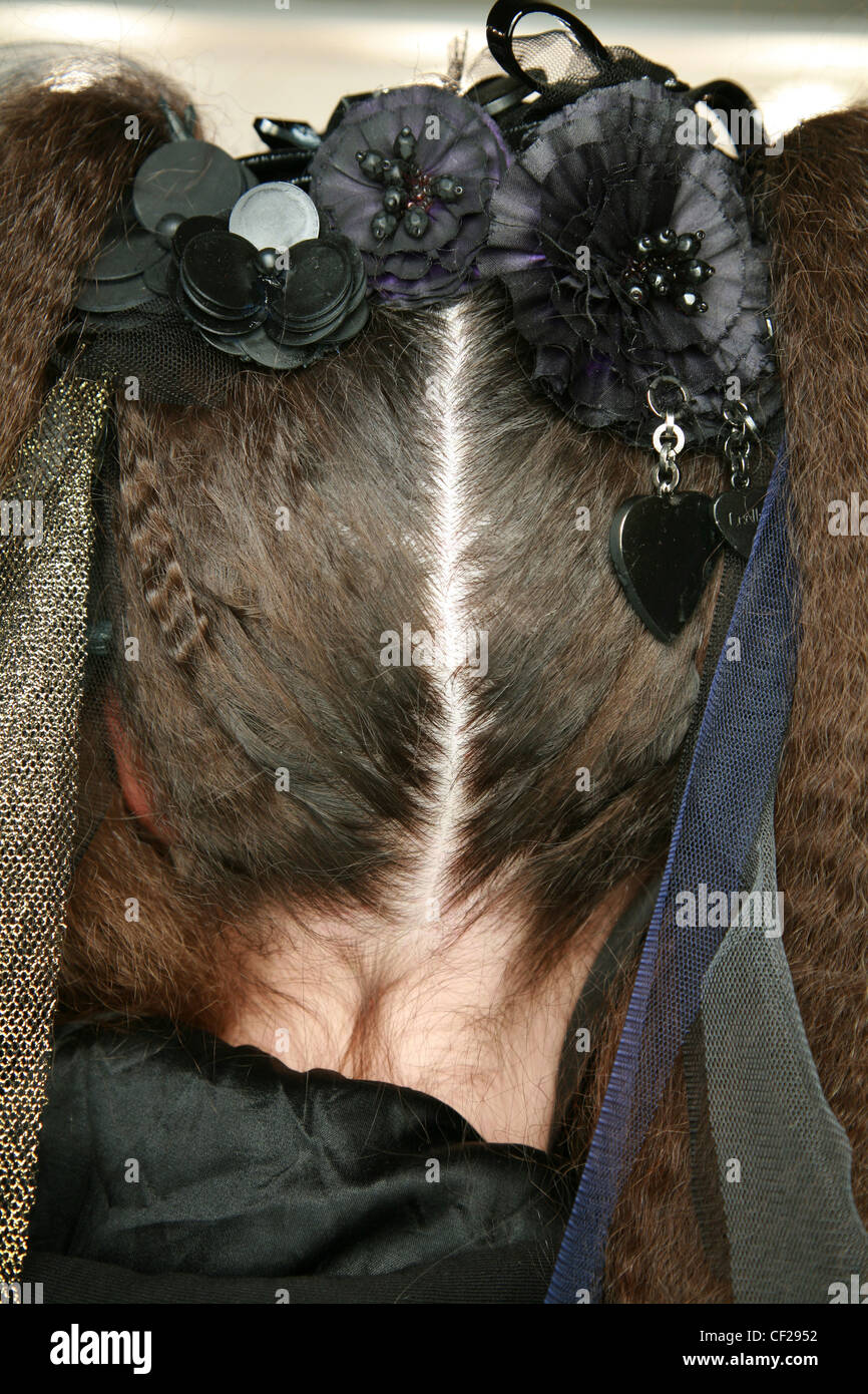 Hair in bunches hi-res stock photography and images - Alamy