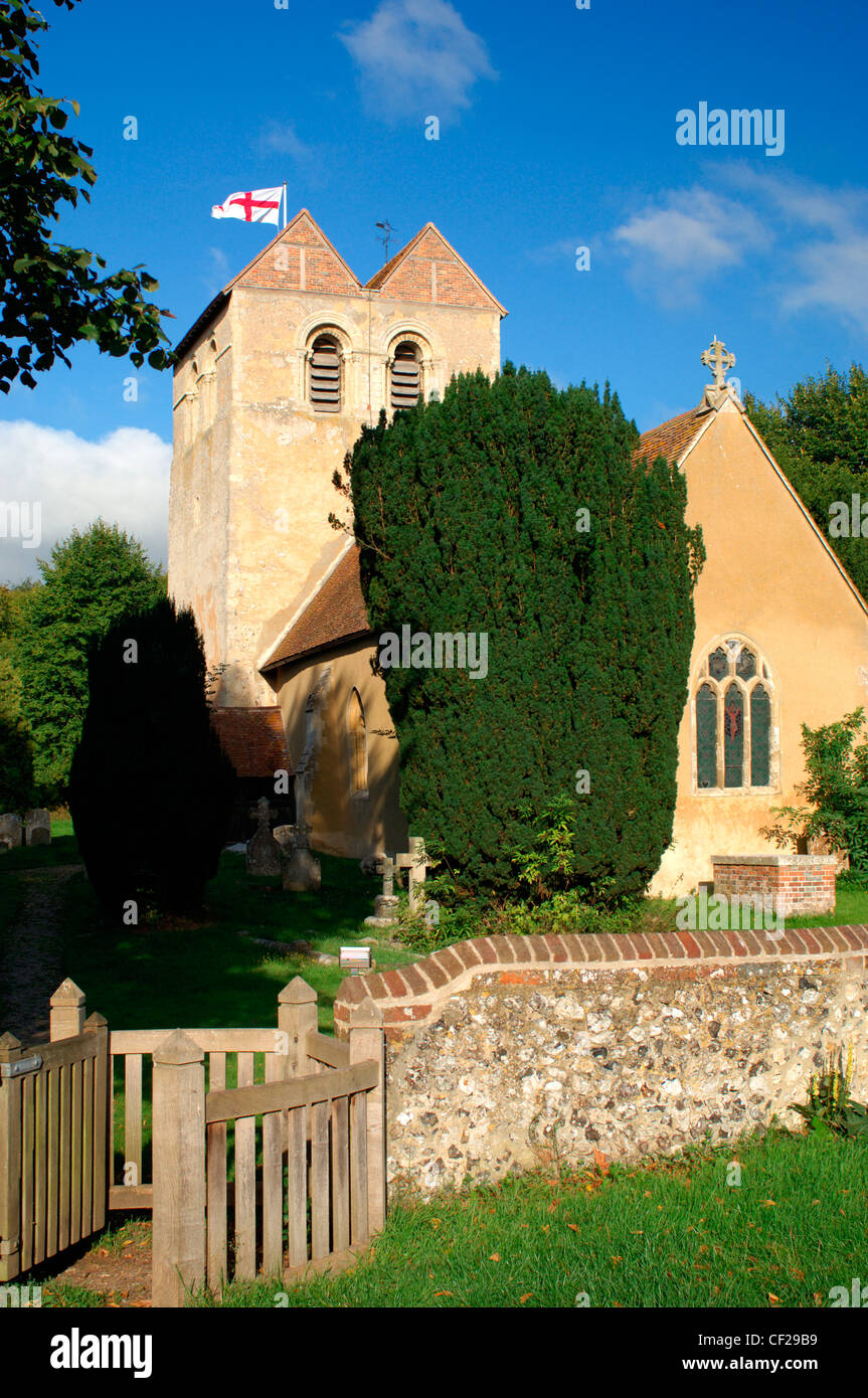 St John The Evangelist church in Frieth. Frieth lies on top of 'Frieth ...