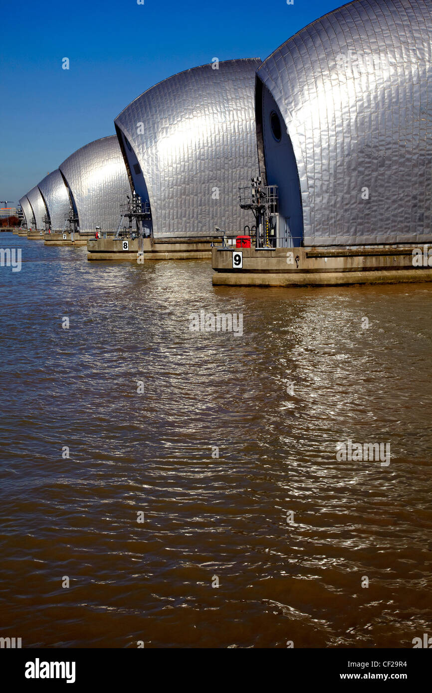The Thames Barrier, the world's second largest movable flood barrier ...
