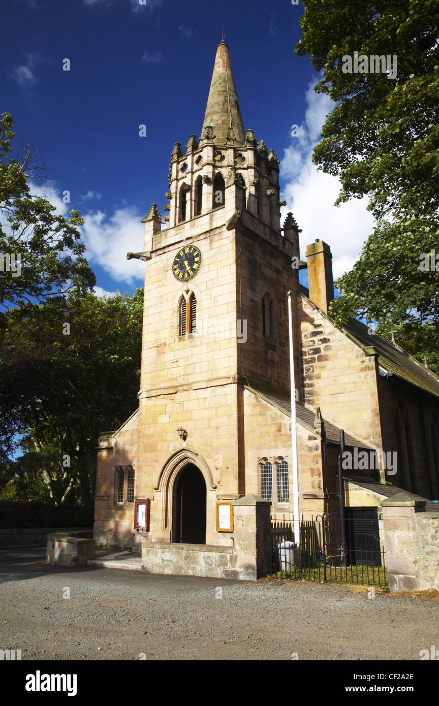 Beadnell church located in the village of Beadnell near the ...