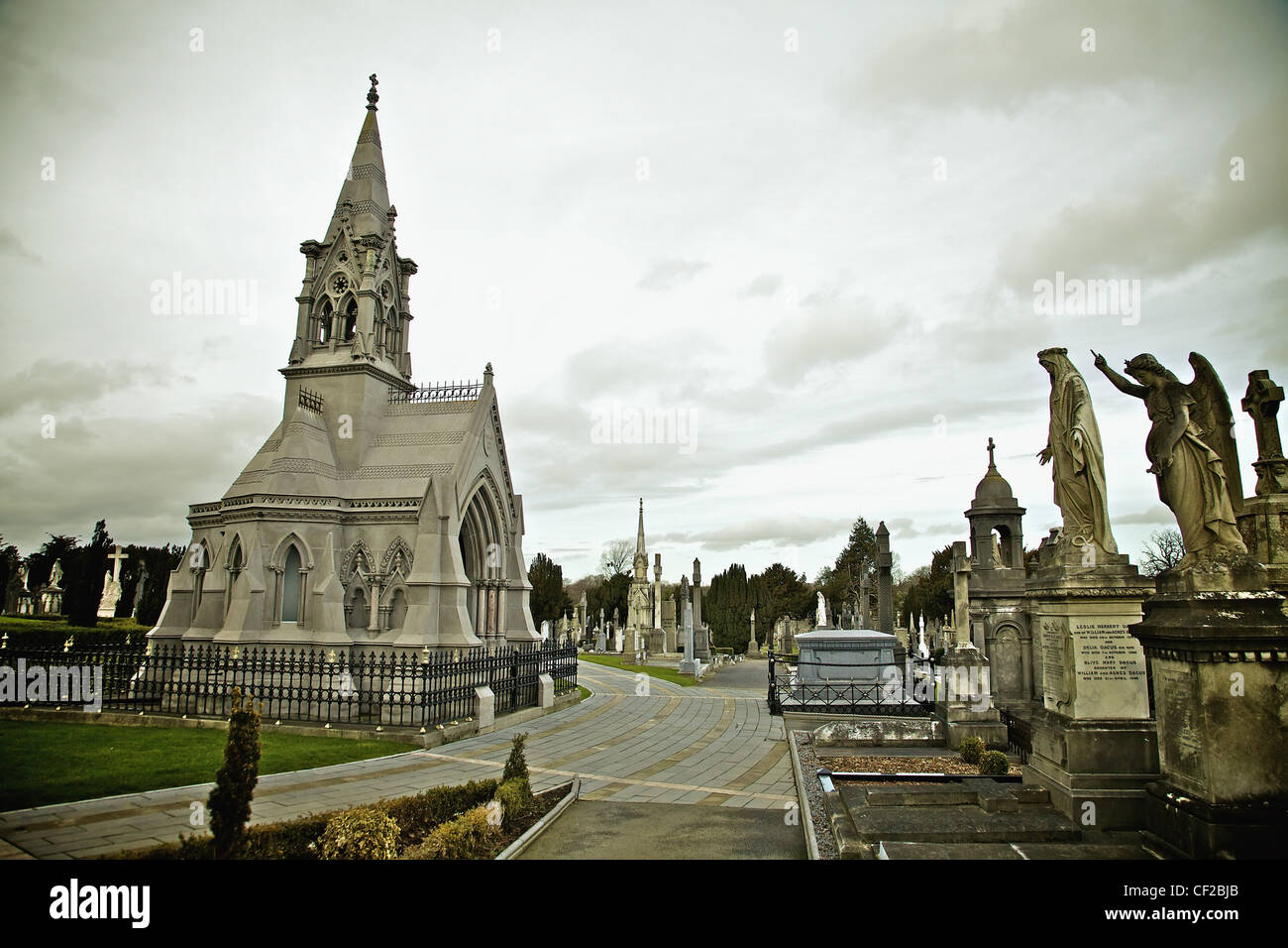 Mausoleum In Glasnevin Cemetery; Dublin County Dublin Ireland Stock ...