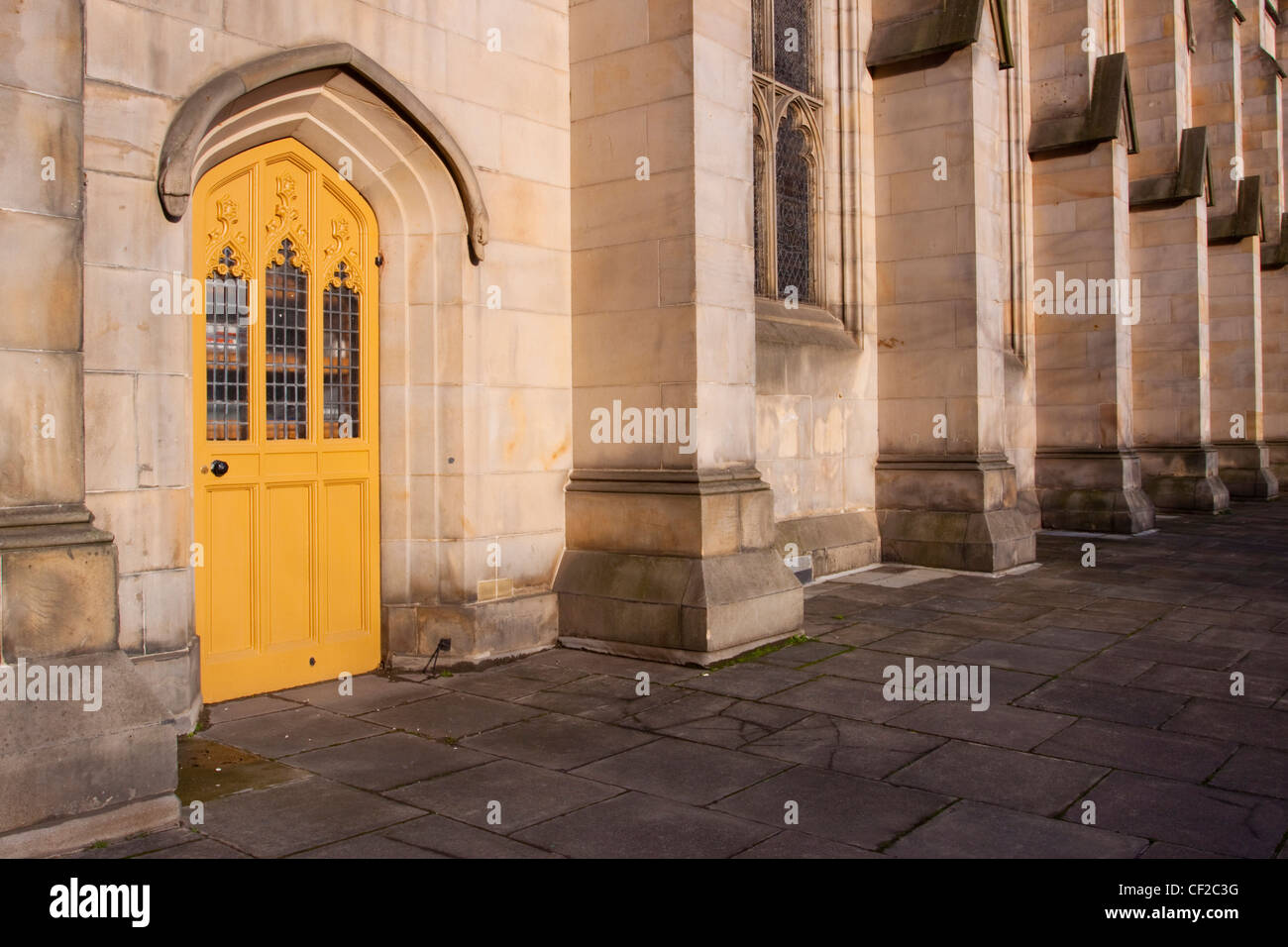 The foundations for the Gothic style Church of St. John the Evangelist ...