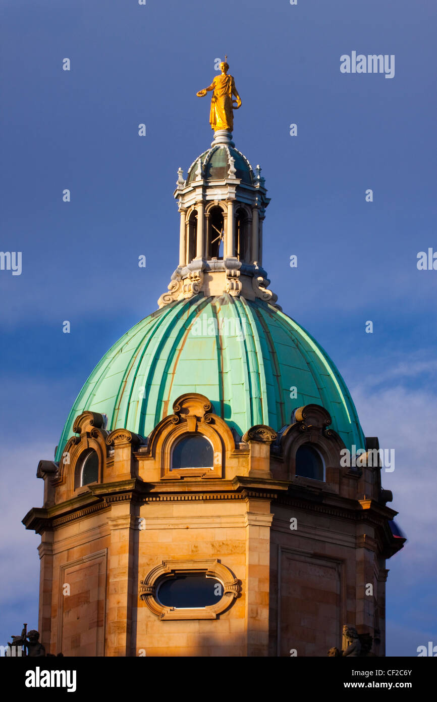 Florentine style central dome on the Royal Bank of Scotland building ...