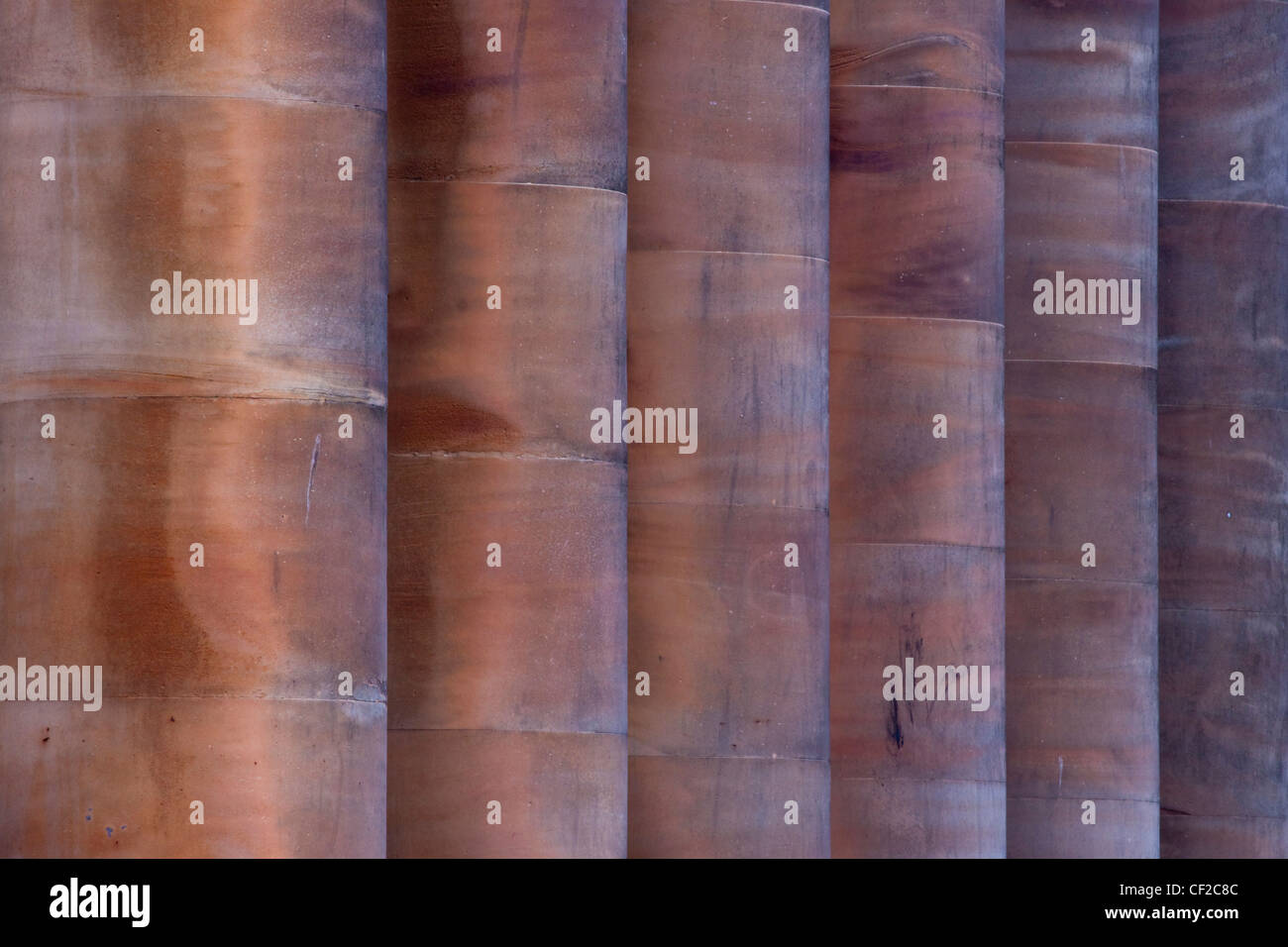 Detail view of the grand pillars belonging to the National Gallery of ...