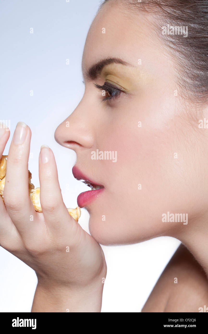White yellow eyebrows hi-res stock photography and images - Alamy