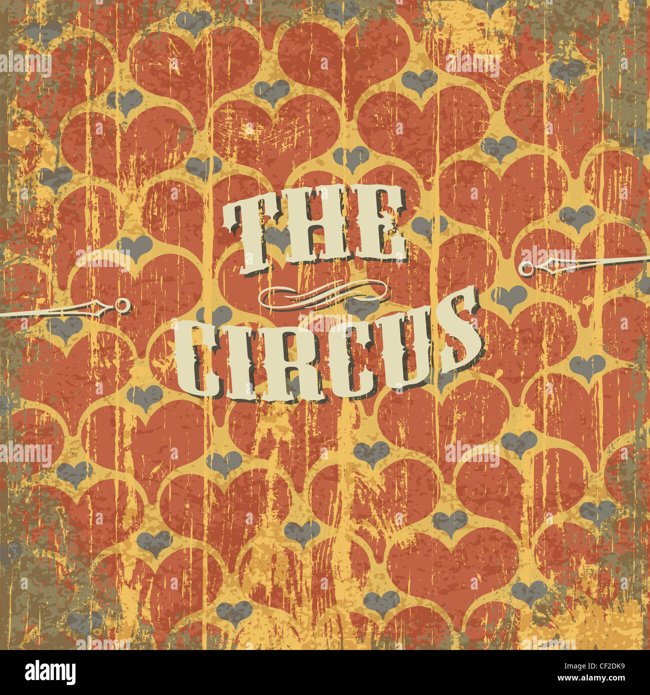 Circus abstract background with heart shaped pattern Stock Photo - Alamy