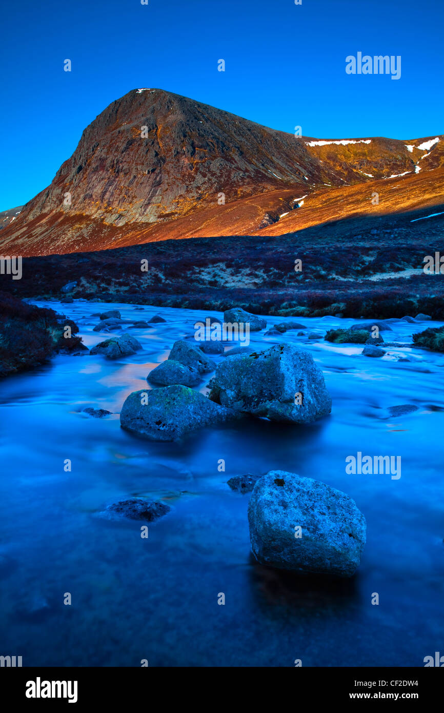 The Devil's Point and the River Dee, on the south side of the Lairig ...
