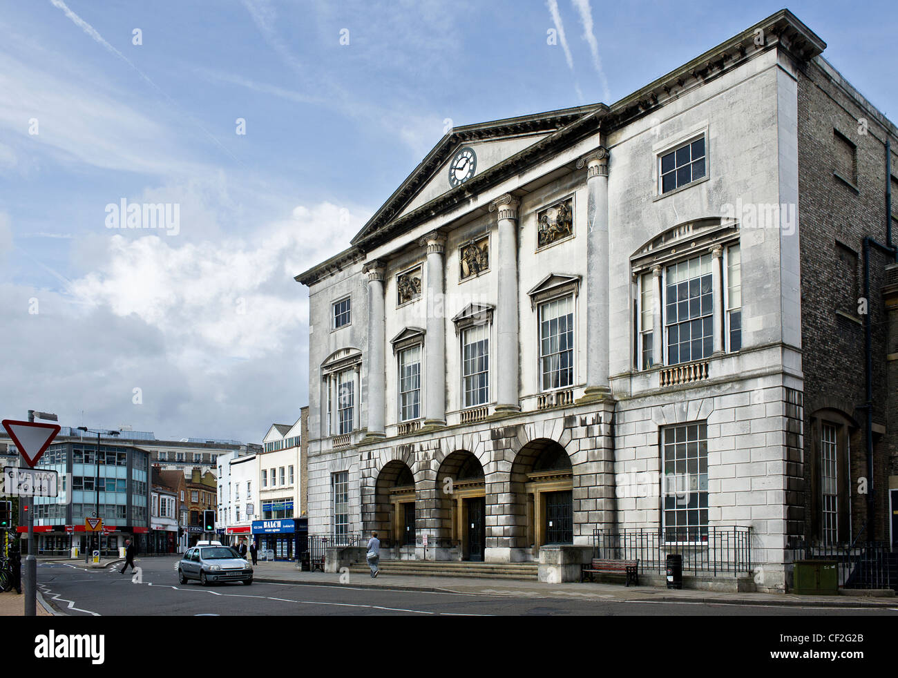 The Shire Hall, a grand Georgian building in Tindal Square Stock Photo ...