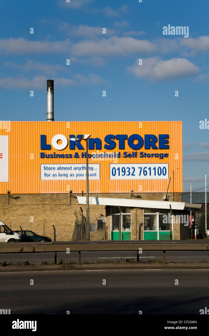 Lok 'n' Store store house / warehouse, and sign / signs for self ...