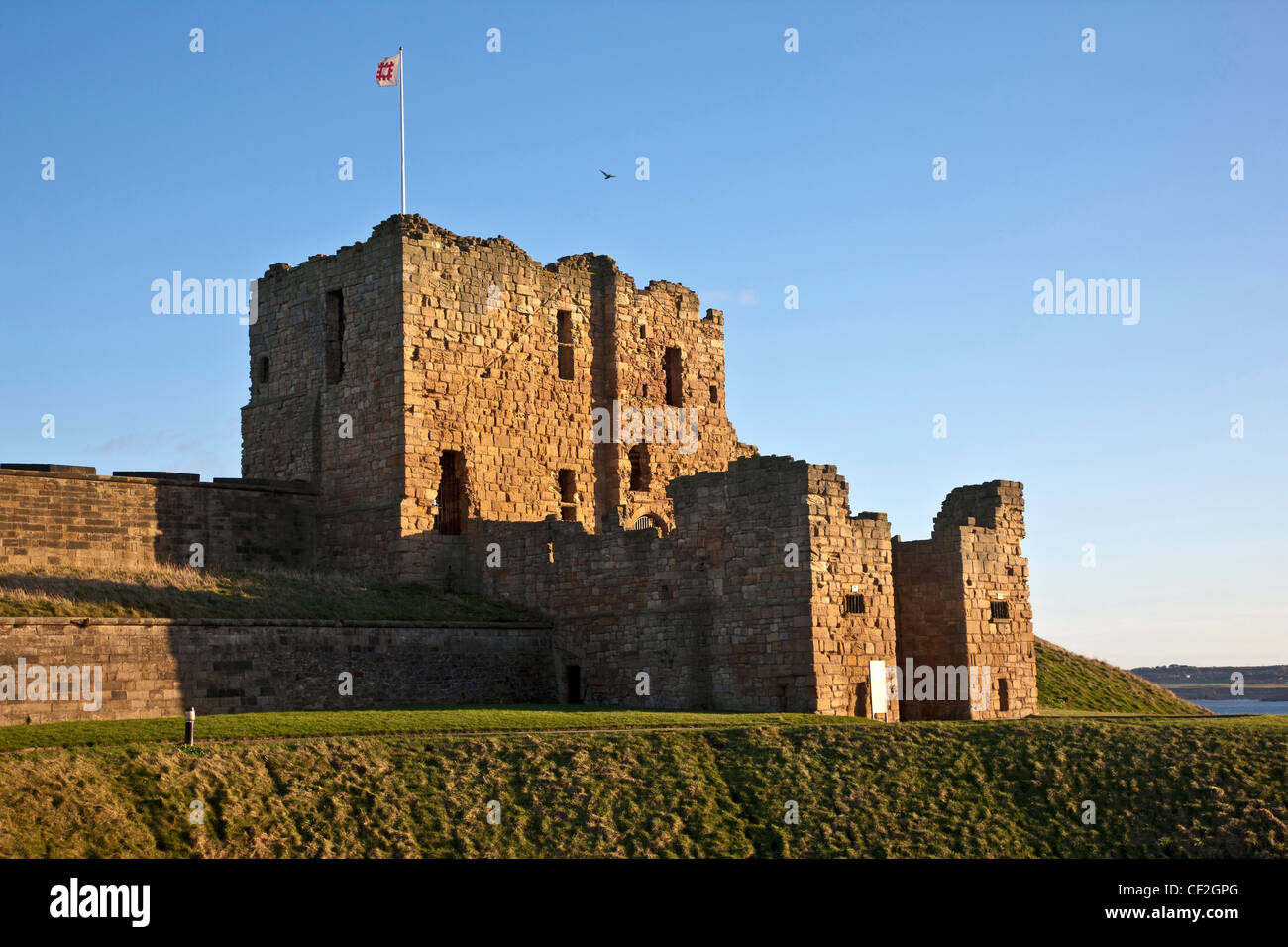 Tynemouth Castle and Gatehouse, North Tyneside Stock Photo - Alamy