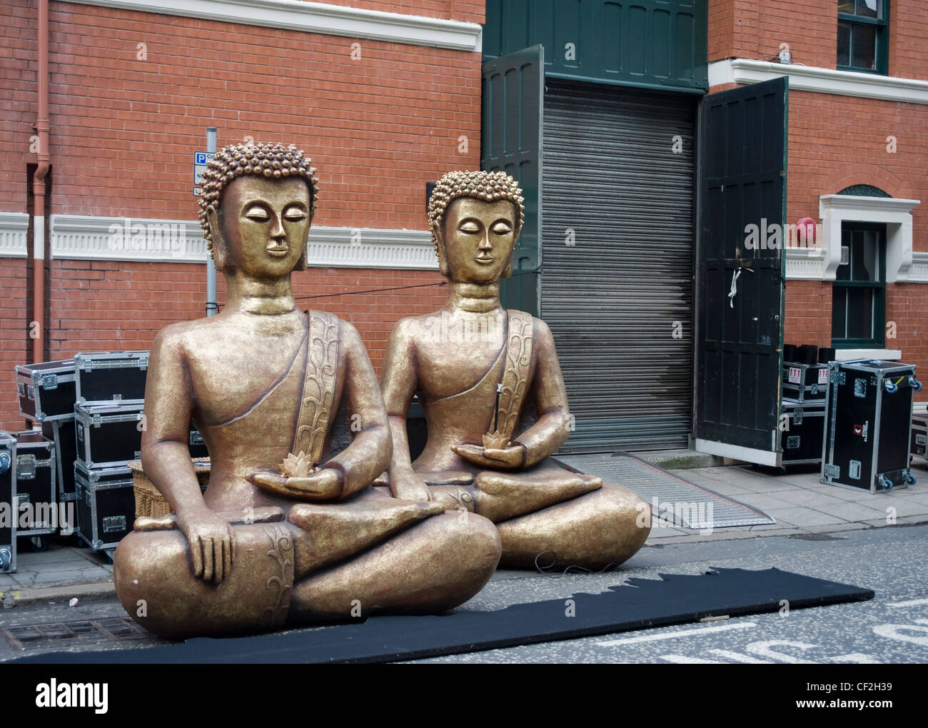 Buddhas outside the loading dock of the Grand Opera House, Glengall ...
