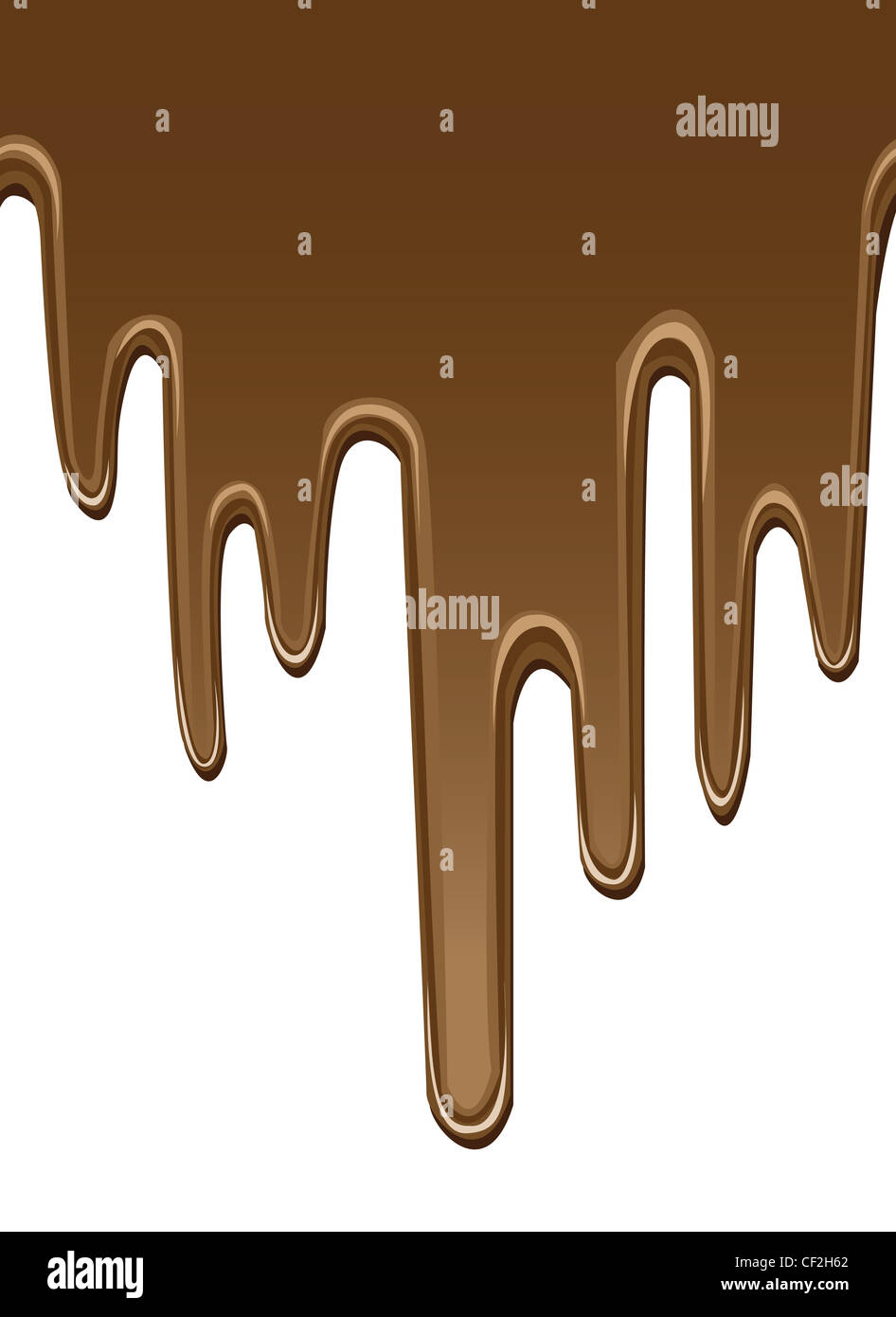 illustrations of melted chocolate, can be connected seamless Stock ...