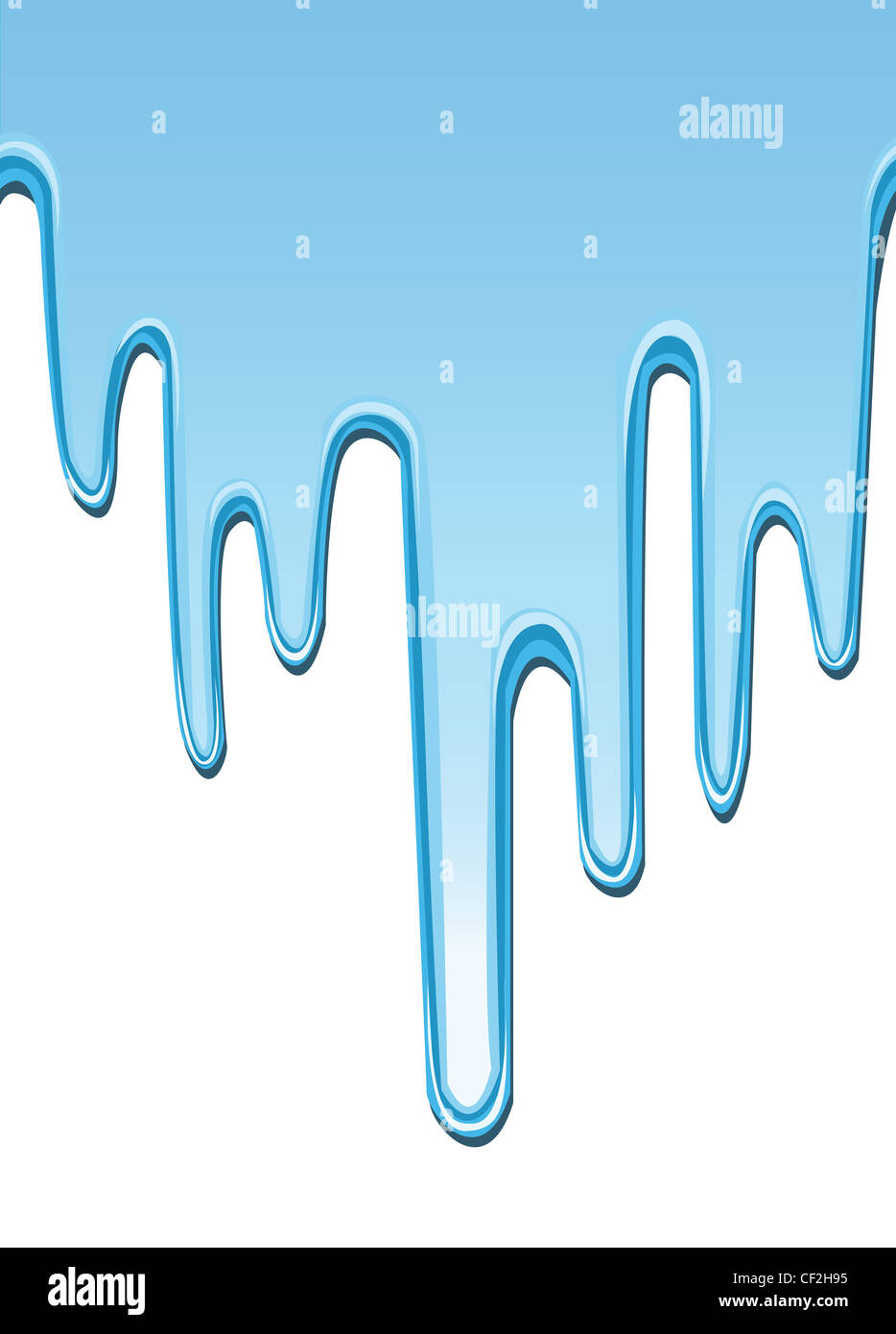 blue dripping paint, seamless background, can be joined continuously ...