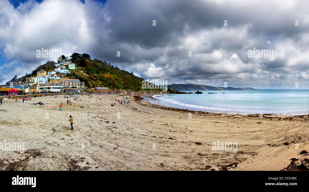 Beach buildings east looe cornwall hi-res stock photography and images ...